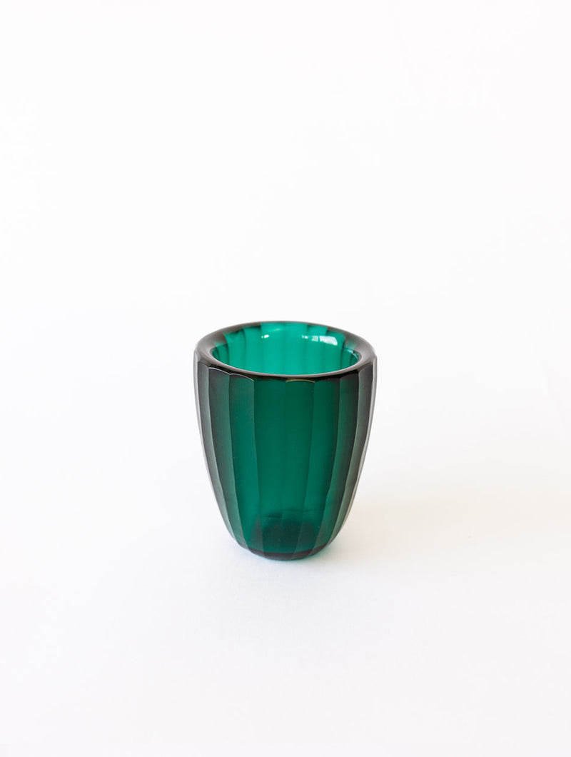 Brian Tunks Cut Glass Beaker, Small - bisonhome